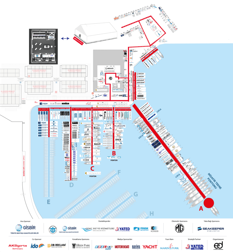 Show Layout | Bosphorus Boat Show Deniz Fuarı Fuarı